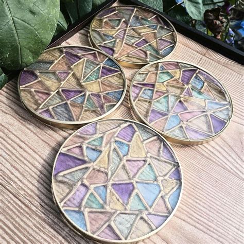 Mosaic Coaster Etsy