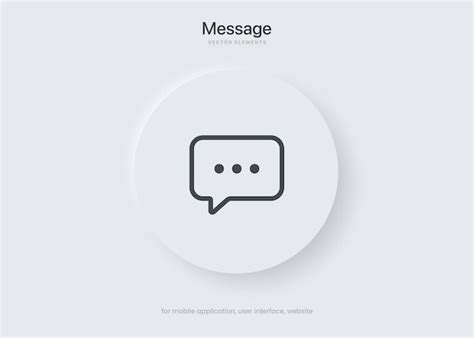 3d 메일 편지 메시지 채팅 말하기 대화 모바일 앱 웹 사이트 Ui Ux의 아이콘 표시 기호 게시 프리미엄 벡터