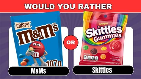 Would You Rather Sweets Edition 🍬 Youtube