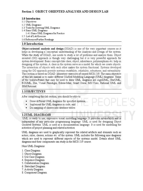 section 1 pdf class computer programming object oriented programming