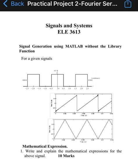 Solved Can You Write For My These All About Fourier Chegg