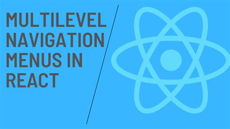 Multilevel Navigation Menus In React W School Info