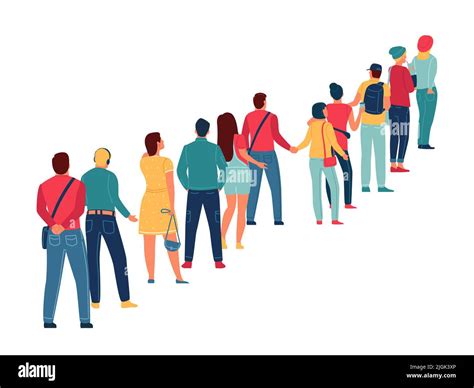 Back Queue Stock Vector Images Alamy