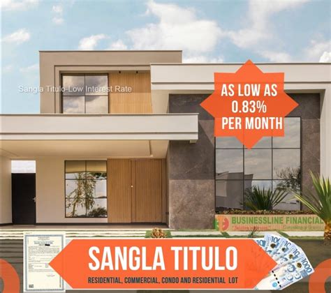 Sangla Titulo Low Interest Rate