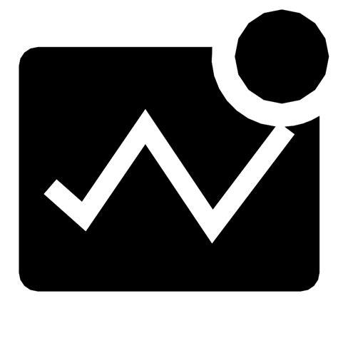 Line Chart Badged Vector SVG Icon SVG Repo