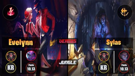 GrandMaster EVELYNN Electrocute Jungle VS SYLAS Grandmaster KR Patch YouTube