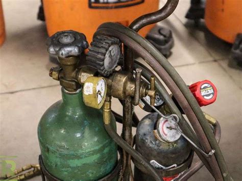 Prestolite Acetylene Welding Torch Kit With Tanks Roller Auctions