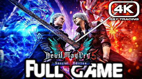 Devil May Cry 5 Gameplay Walkthrough Full Game 4k 60fps Ray Tracing No Commentary Youtube