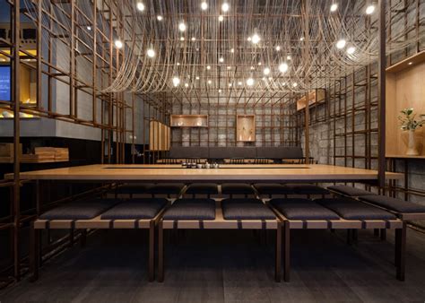 Lukstudio Suspends Metal Wires To Look Like Drying Noodles