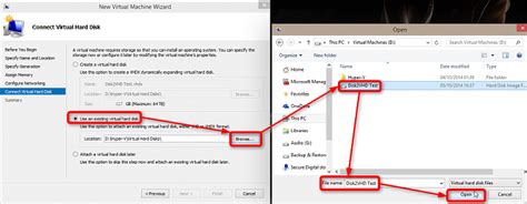 hyper v create and use vhd of windows 10 with disk2vhd tutorials