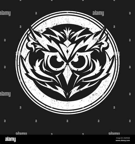 Black Spotted Owl Stock Vector Images Alamy