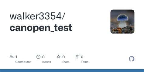 GitHub Walker Canopen Test