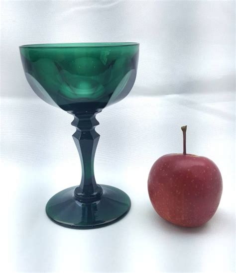 Antique Green Drinking Glasses See Your Favorite Metal Straws And