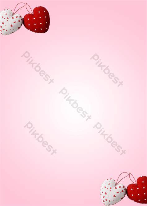 Pink Love Heart Backgrounds Clean Background Psd Free Download Pikbest