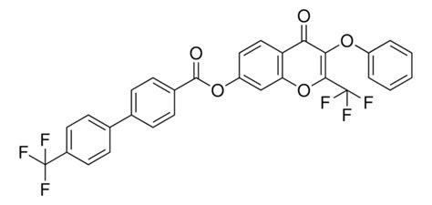 4 OXO 3 PHENOXY 2 TRIFLUOROMETHYL 4H CHROMEN 7 YL 4 TRIFLUOROMETHYL