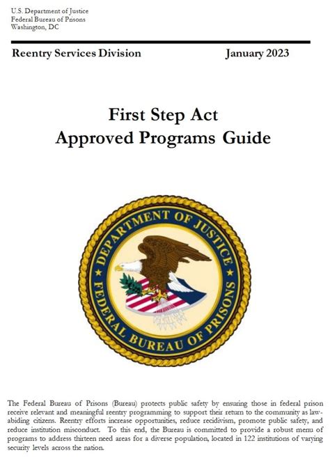 Fair Shake First Step Act Risk Assessment And Earned Release Credits