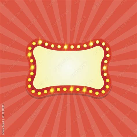 Vector Vintage Circus Banner Vector Illustration Design Vintage Circus Vector Illustration