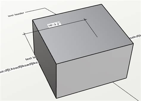 Dimensions And Possibly Other Annotations Show Through Solid Objects