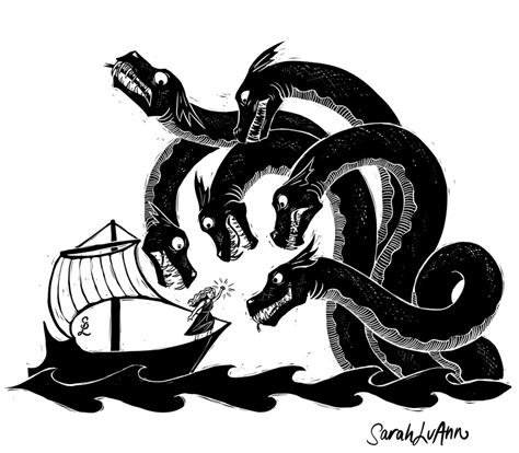 Six Headed Monster In The Odyssey