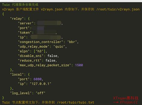 使用一键脚本部署 Tuic V5 节点的图文教程 Xtrojan黑科技