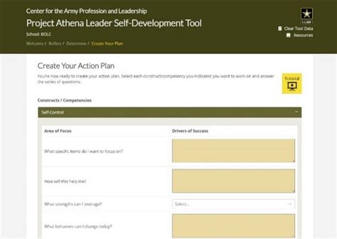 Leader Self Development Tool Customizes ‘action Plan For Improvement Article The United