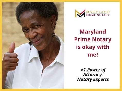 We Are Maryland S 1 Power Of Attorney Notary Experts
