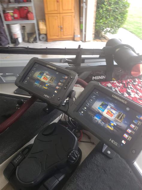 Side By Side Bow Mount Sonar Bracket Regular Precision Sonar And Outdoors