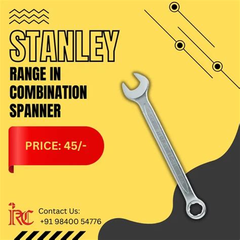Stanley Combination Spanner Range At ₹ 45 Piece कॉंबिनेशन स्पैनर In Chennai Id 20197104173