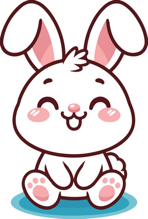 Cute Rabbit Illustration 43119847 Png