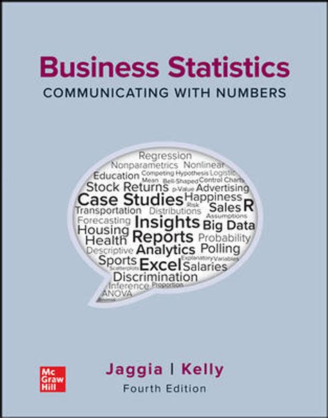Business Statistics Communicating With Numbers 4th Edition Sanjiv Jaggia And Alison Kelly