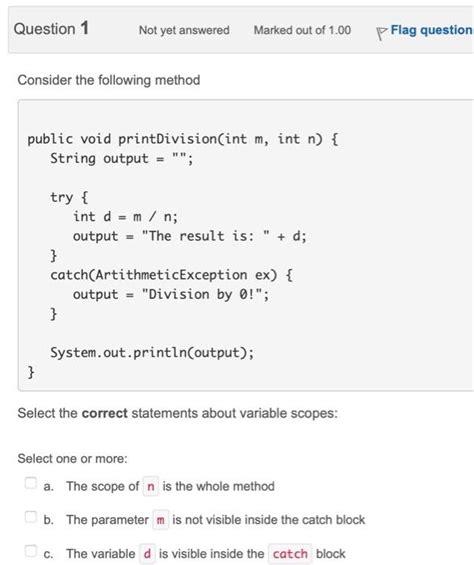 Solved Consider The Following Method Public Void Chegg