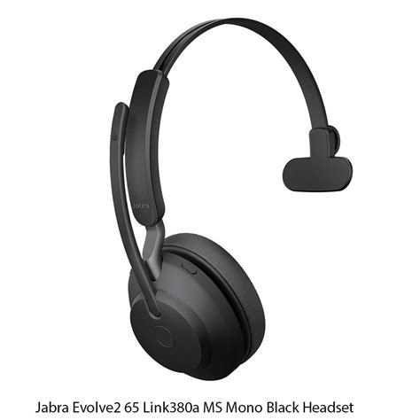 Jabra Evolve Link A Ms Mono Black Headset At Piece Wireless Headset In Noida