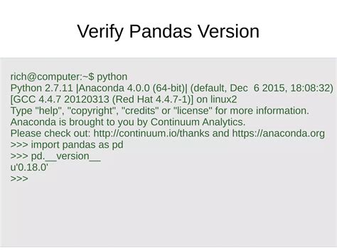 Data Analysis In Python Odp