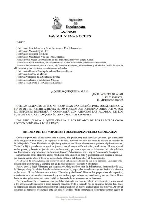 Las Mil Y Una Noches De Anonimo Wiki Libros En Pdfs Amino