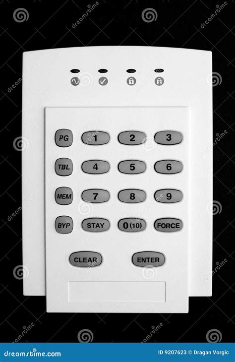 Alarm Keypad Stock Image Image Of Control Insurance