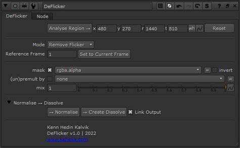 Add Or Remove Flickering In Nuke