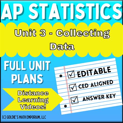 How I Teach Unit 3 In Ap Statistics Goldies Math Emporium