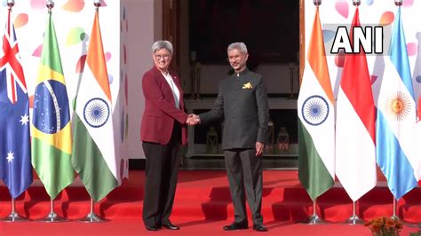 Jaishankar Welcomes Foreign Delegates At G20 Foreign Ministers Meeting