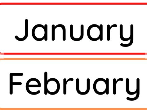 Display Months With Traceable Option Teaching Resources