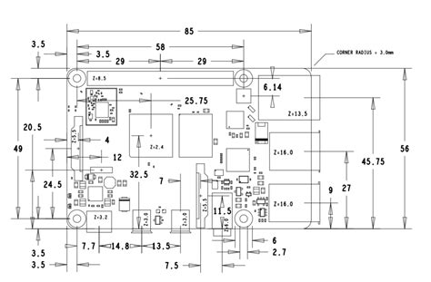 Raspberry Pi Remote Mount ADSB Receiver M TAZ