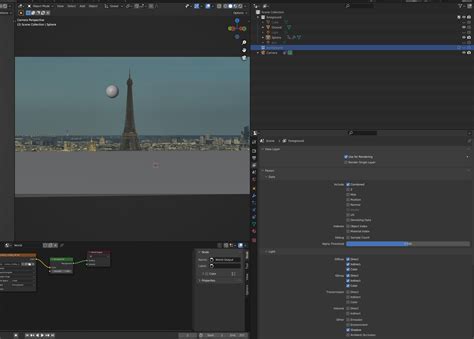 Rendering Exporting For Compositing Reference Video In Render