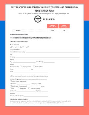 Fillable Online Iienet2 Best Practices In Ergonomics Applied To Retail