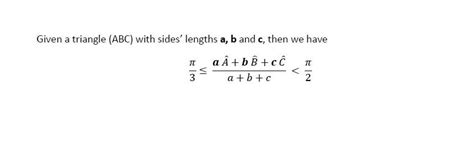Can Anybody Prove This Beautiful Inequality R Askmath