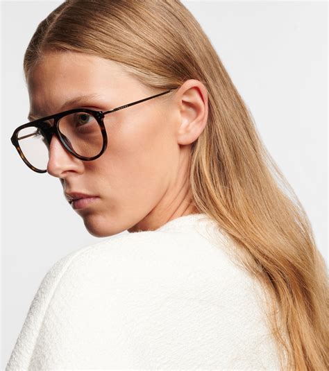 Aviator Glasses In Brown Gucci Mytheresa