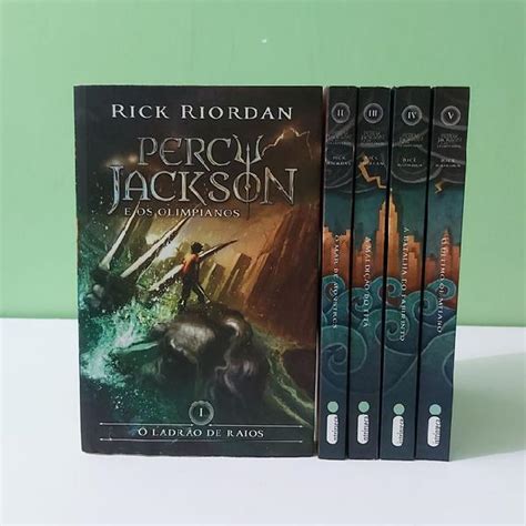 Box de livros percy jackson pjo hdo e percy jackson e os em Belém Al