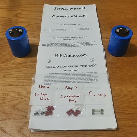 Cerwin Vega A3000 Restoration Kit Filter Capacitor Repair Reverb