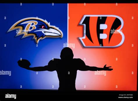 Cincinnati Usa January 10 2023 Baltimore Ravens Vs Cincinnati