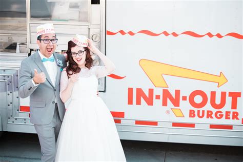 In N Out Truck Wedding