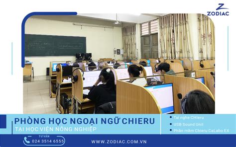 Phòng Học Ngoại Ngữ Chieru Tại Học Viện Nông Nghiệp