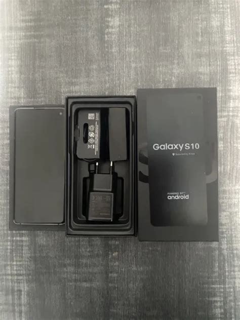 Samsung Galaxy S10 Sm G973f 128go Noir Prisme Désimlocké Double